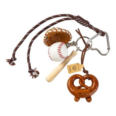 MIU系个性百搭棒球情侣钥匙扣