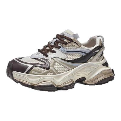 顺丰包邮妙丽圆头厚底透气板鞋