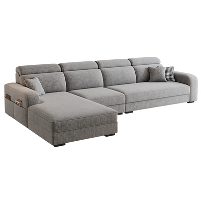 2026新款雪尼尔布艺沙发客厅现代简约大小户型贵妃可拆洗沙发组合