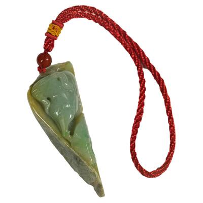 翡翠原石把玩部分巧雕生肖把件