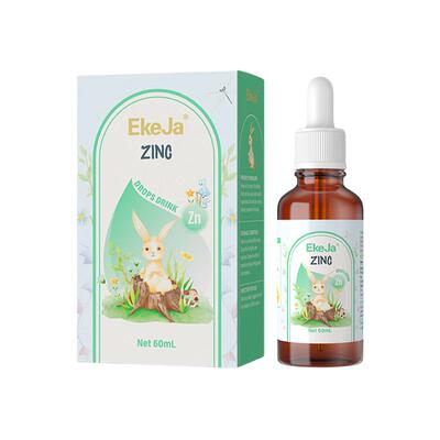 EkeJa伊可佳甘氨酸锌Zn儿童液体锌滴剂60ml新西兰原装进口