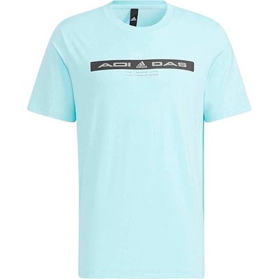 Adidas/阿迪达斯男子训练短袖透气圆领运动T恤HE9948
