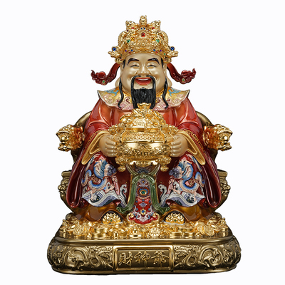 聚宝财神爷神像家用店铺开业礼品