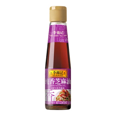 李锦记纯芝麻香油207ml凉拌菜卤菜香油麻油火锅串串油碟蘸料家用