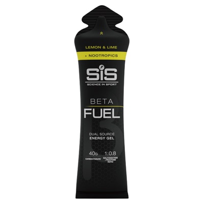 英国进口SIS能量胶BETAFUEL加强版黑胶咖啡因200mg柠檬味60ml