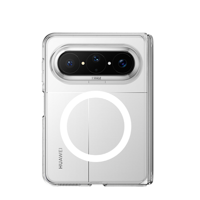 wlons维洛仕适用华为puraxmax手机壳新款阔折叠屏puraX典藏保护套磁吸超薄透明镜头全包HUAWEI中轴防摔高级感