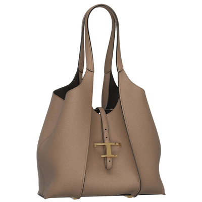 TOD'STTIMELESS皮革购物手袋