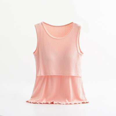 带胸垫哺乳背心喂奶吊带