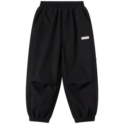 小象汉姆男童冬季加绒工装裤