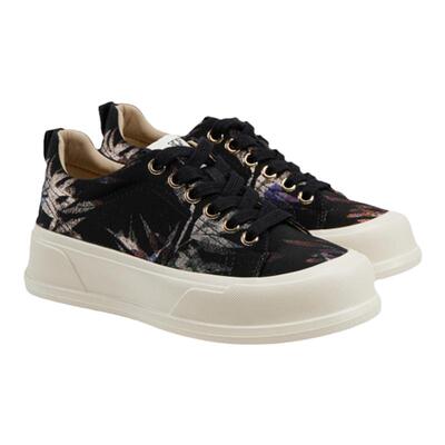 厚底平底运动休闲鞋女国风板鞋