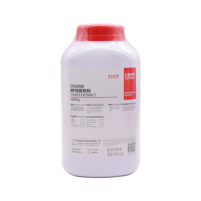 酵母提取粉环凯正品含丰富B族维生素BR400g/瓶050090培养基原材料
