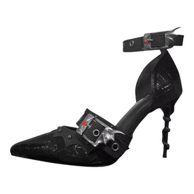 小众原创细高跟浅口单鞋