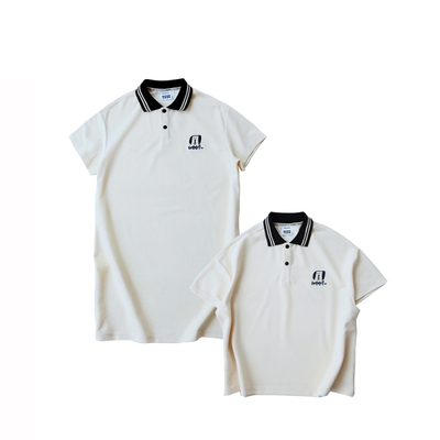 iaiammo丨25SS原创 韩版男女中大儿童装手绘狗狗POLO衫短袖长裙