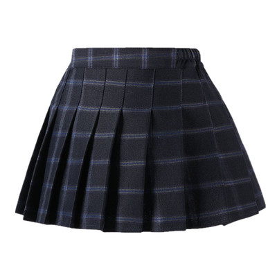 女童格子半身裙2025春秋新款