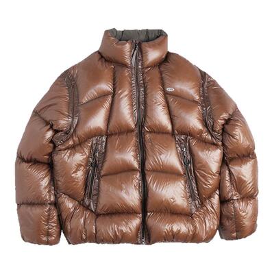 蓝岐MICROFT轻量结构防泼水羽绒服750蓬95拒水白鹅绒立领面包服男