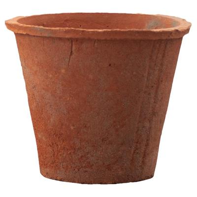 大花盆红陶素烧透气吸水