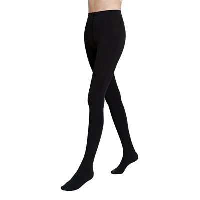 羊毛蓄热保暖条纹连裤袜