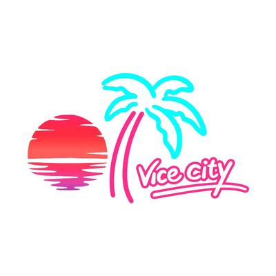 椰树汽车贴纸划痕贴三角玻璃装饰