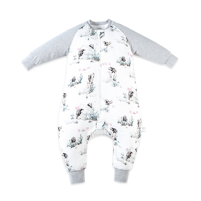 cutelife羊驼毛冬季分腿睡袋