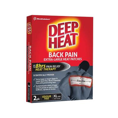 【部分临期】澳洲DeepHeat背部止痛药膏贴发热镇痛贴膏药贴非久光