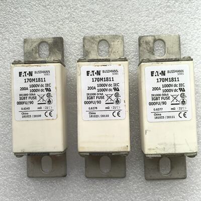 议价全新原装巴斯曼熔断器 库存氧化未使用170M1811 1000V200A保