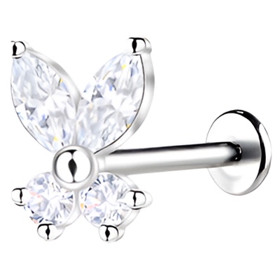 螺丝拧医用型养耳洞睡觉耳钉