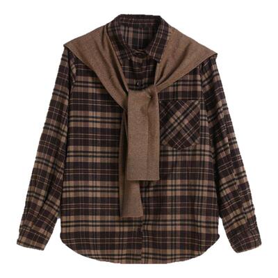 长袖衬衫ivykki时尚复古