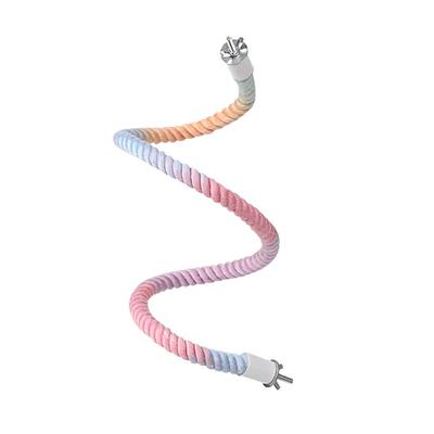 【宠大条】鹦鹉旋转攀爬绳棉绳爬梯玄凤虎皮站绳啃咬磨爪吊绳秋千