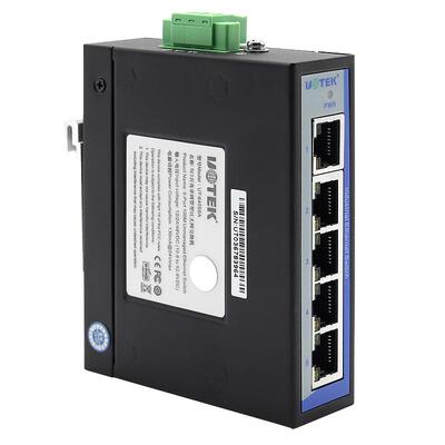 宇泰工业网络交换机导轨式