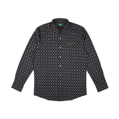 【100%棉】Raidy Boer/雷迪波尔全身数码印花休闲长袖衬衫9004-79