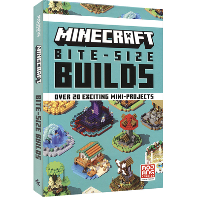 Minecraft Bite-Size Builds 我的世界 20个迷你建筑 Minecraft 官方指南 精装版 创造指南 创造力想象力 英文原版进口图书