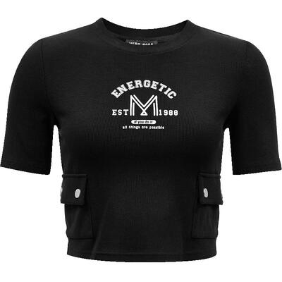 VeroModa字母印花T恤女