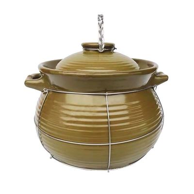 泽康耐高温瓦罐炖锅线陶土汤锅