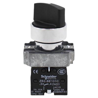 正品施耐德XB2B选择旋钮开关