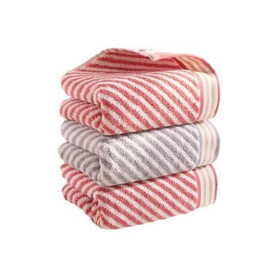 LOFTEX/亚光毛巾纯棉条纹成人男女洗脸家用吸水擦脸面巾洗澡巾