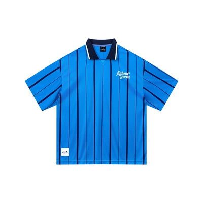 丝滑轻薄面料拼接薄款球衣短袖男