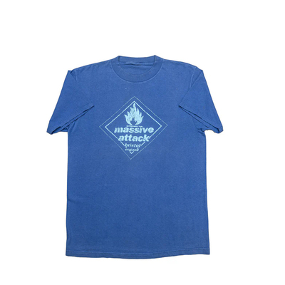 MassiveAttack轻水洗做旧短袖男
