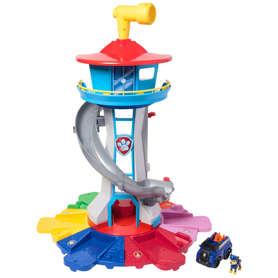 汪汪队立大功总部超级大号瞭望塔工程家族塔吊基地玩具儿童礼物