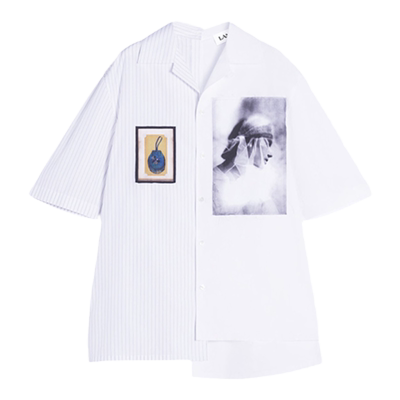 LANVIN浪凡男士印花休闲衬衫