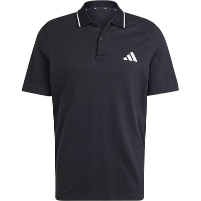 Adidas/阿迪达斯官方正品夏季新款男士简约翻领短袖POLO衫JE9023