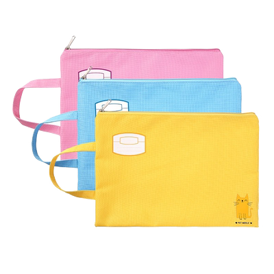 学生科目齐心高质量手提袋