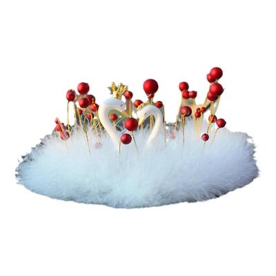 天鹅车主可爱装饰用品漂亮摆件