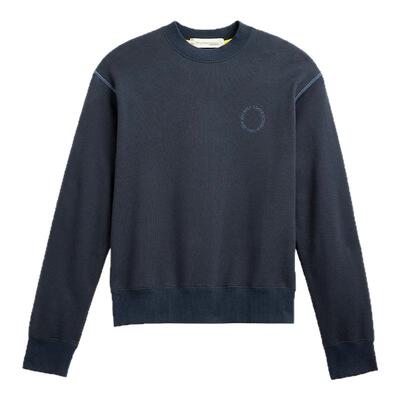 NB日系针织宽松圆领长袖卫衣