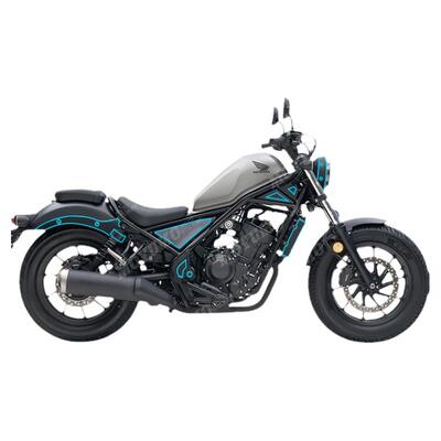 适用本田CM300500碳纤维保护贴