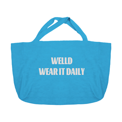 WellD WellD 'Wear it daily' 毛巾棉超大沙滩妈咪包大容量单肩包