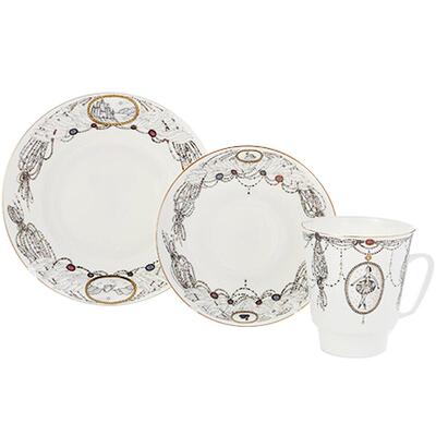 俄皇LOMONOSOV进口咖啡一杯二碟