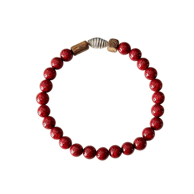 好运/庇佑正品晶体砂朱砂手链