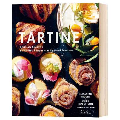 面包片:68个全新的食谱+55个全新的 英文原版 精装 Tartine 面包甜点食谱 烹饪美味面包烘培教程 英文版 进口英语书籍