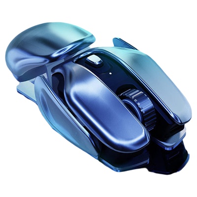 蓝牙双模金属底座静音充电鼠标