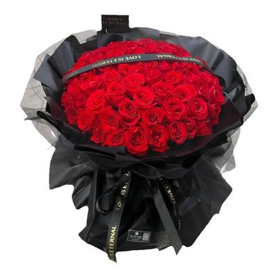 99朵玫瑰花束鲜花【全国1H速达】